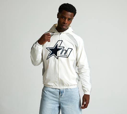 Lorenzo LW Star Windbreaker | White / Grey | Footasylum