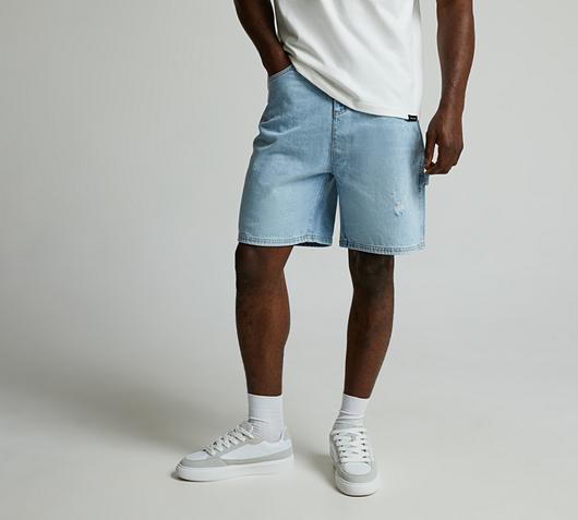 Faded Store Everyday Denim Short | Blue Wash | Footasylum