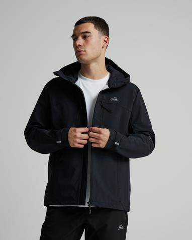Alpyrex Distant Shell Jacket | Jet Black | Footasylum