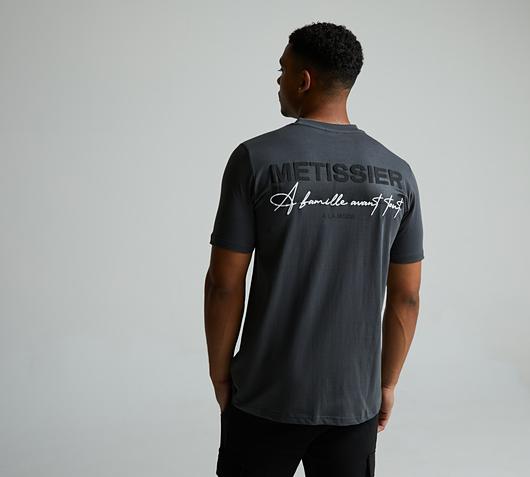 Métissier Alsen T-Shirt | Asphalt | Footasylum