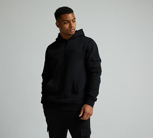 Métissier Valder 2.0 Cargo Hoodie | Black | Footasylum