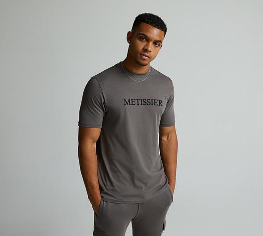 Métissier Valder T-Shirt | Charcoal | Footasylum