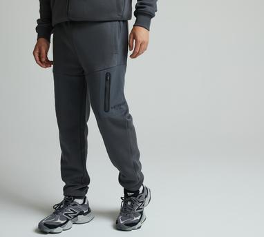 Metissier Silvar Zip Pocket Jogger | Asphalt | Footasylum