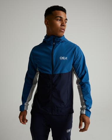 OEX Pental Tracksuit Top | Dark Blue / Navy | Footasylum