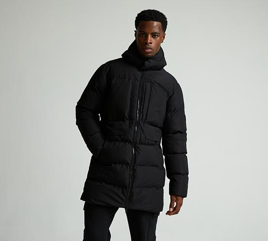 Métissier Alvar Padded Jacket | Jet Black | Footasylum