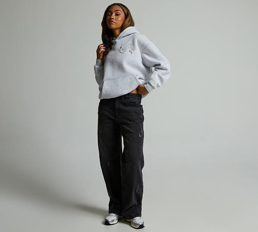 Forena Womens Bridget Denim Jean | Black Wash | Footasylum