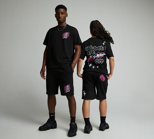 Epic Kid Bets Short | Jet Black / Hot Pink | Footasylum