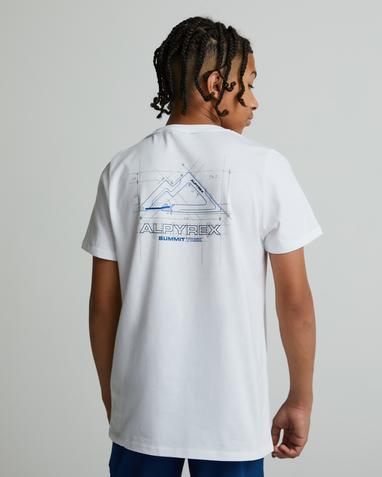 Alpyrex Junior Carabiner T-Shirt | Optic White | Footasylum