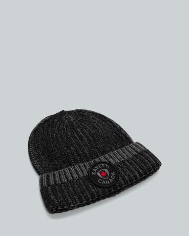 Zavetti Canada Cadboro Knitted Beanie | Jet Black | Footasylum