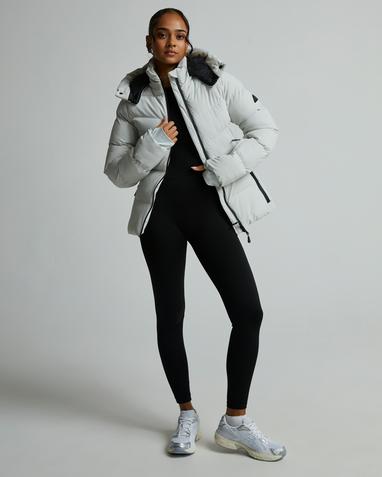 Alpyrex Womens Nordic Puffer Jacket | Glacier Grey | Footasylum