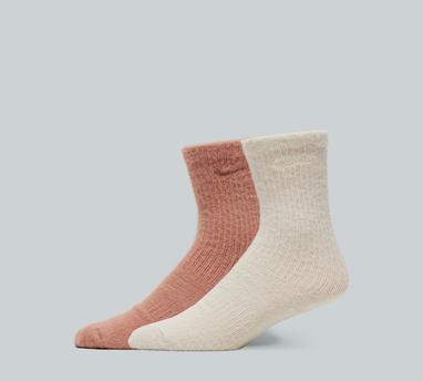 Nike 2 Pack Everyday Cushioned Cozy Crew Sock | Sail / Particle Pink ...