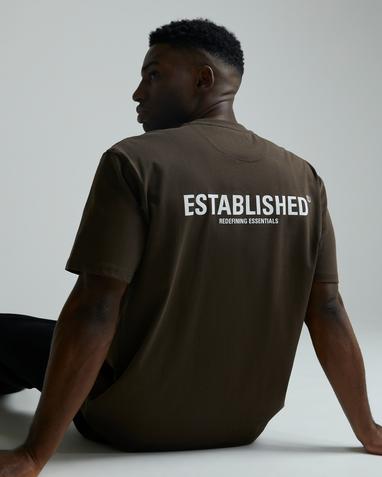 Established Studio Logo T-Shirt | Brown | Footasylum