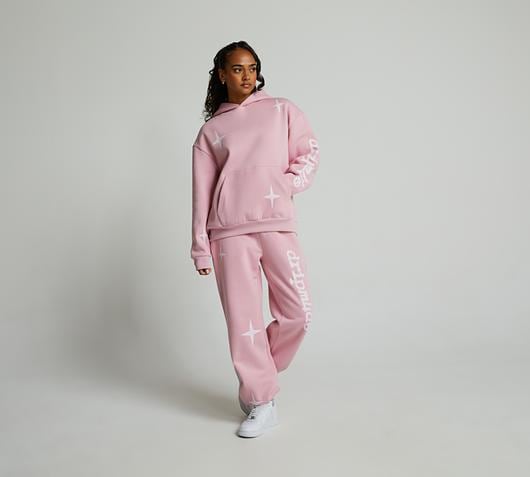 Dripmade Womens Solaris Overhead Hoodie | Cameo Pink | Footasylum