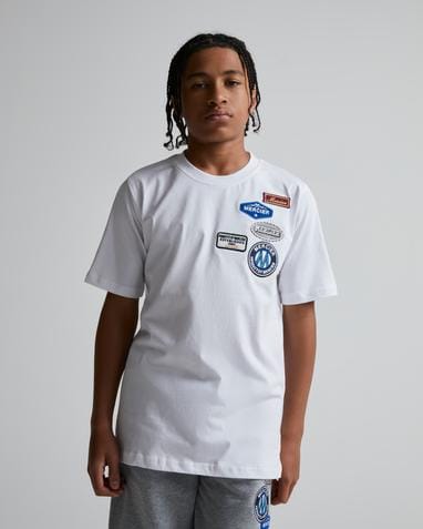 Mercier Junior OG Badge T-Shirt | White | Footasylum