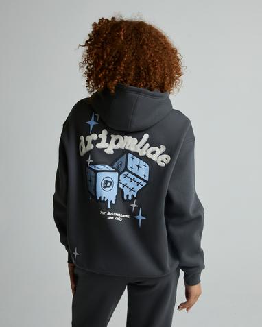 Dripmade Womens Lucky Overhead Hoodie | Tornado | Footasylum