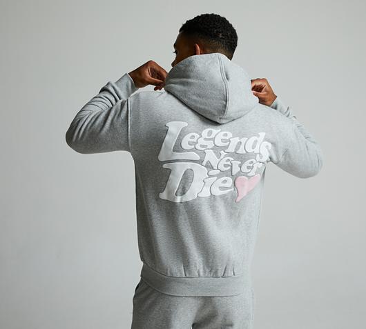 Légende Paris Legends Never Die Hoodie | Grey | Footasylum