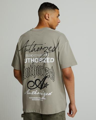 Authorized Manifold T-Shirt | Elephant Skin / Jet Black / Optic White ...