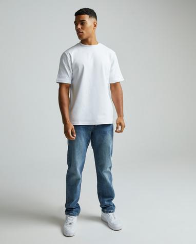 Alessandro Zavetti Lazio Relaxed Slim Fit Jean | Indigo Wash | Footasylum