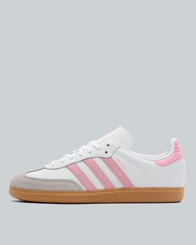 adidas Originals Junior Samba OG Trainer | Footwear White / Light Pink ...