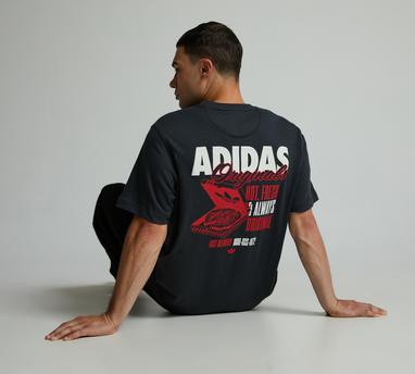adidas Originals Pizza Box T-Shirt | Carbon | Footasylum