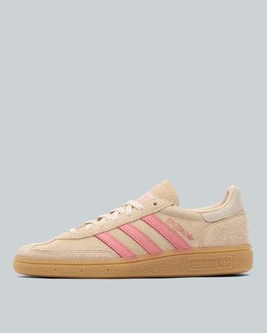 adidas Originals Womens Handball Spezial Trainer | Crystal Linen / Pink ...