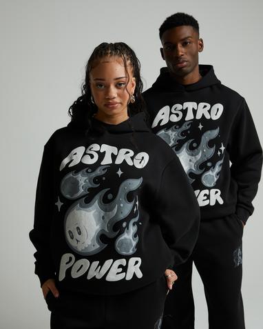 Epic Kid Astro Overhead Hoodie | Black / Bone | Footasylum
