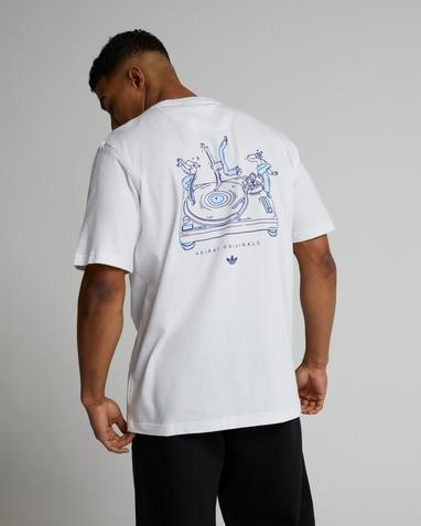 adidas Originals Dancing GFX T-Shirt | White | Footasylum