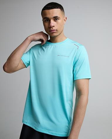 Monterrain Lyder 3.0 Space Dye T-Shirt | Gleaming Blue | Footasylum